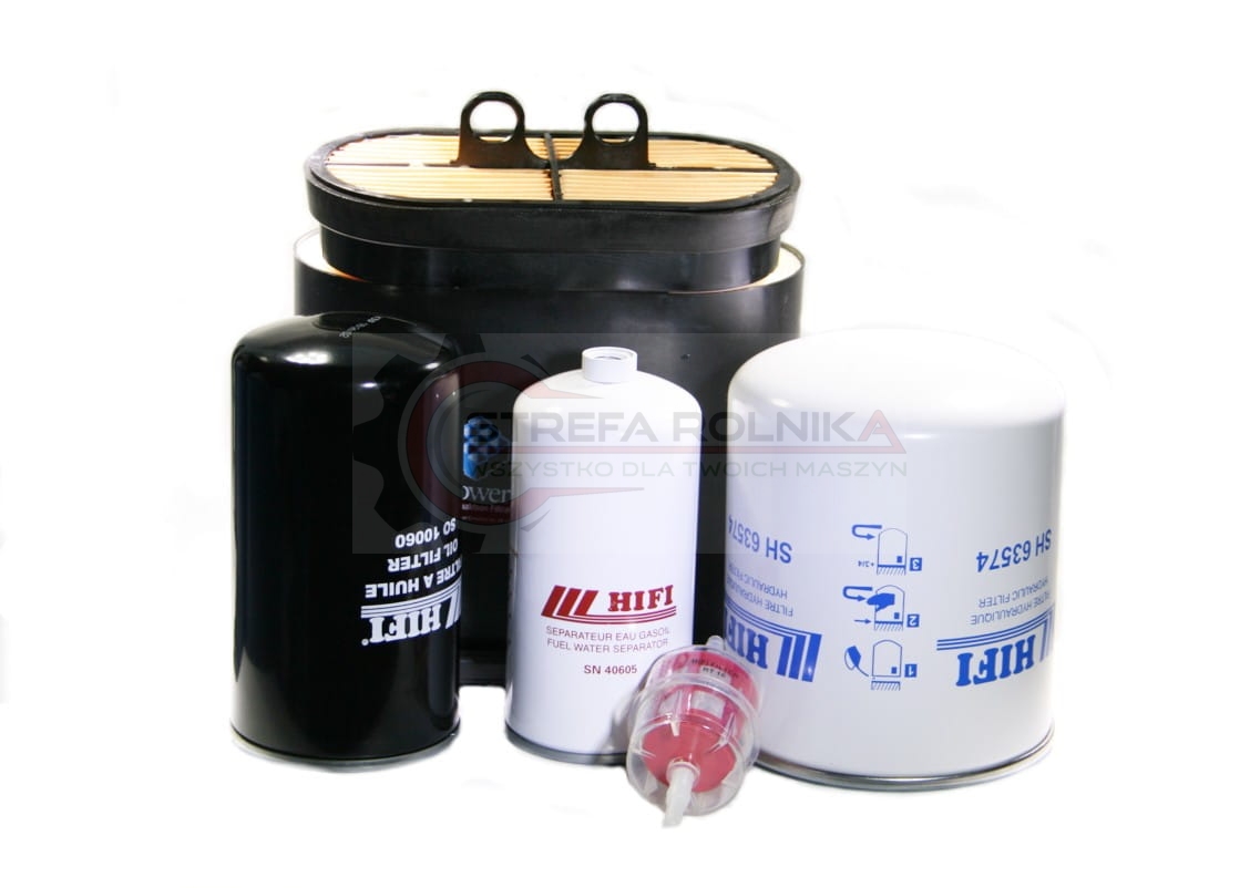 KOMPLET FILTRÓW CASE FARMALL 95A 105A 115A + FILTRY POWIETRZA HIFI ...
